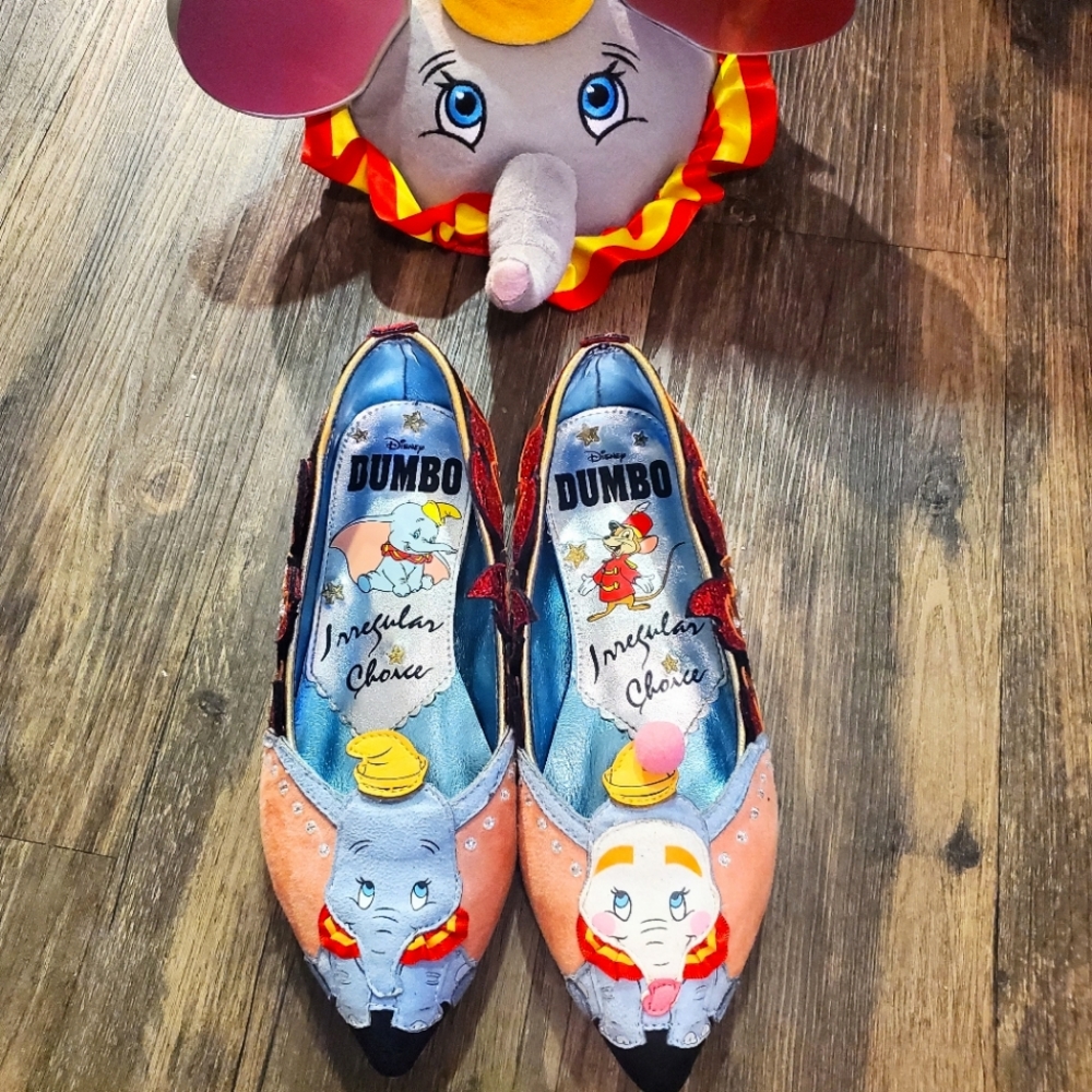 Disney X Irregular Choice Dumbo Shoes Flats - Gem
